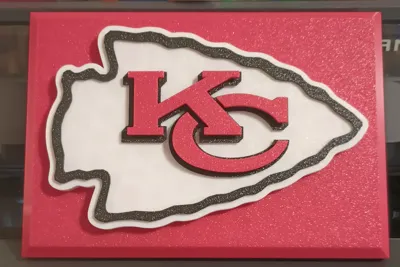 NFL Kansas City Chiefs Floating Logo Sign by HangarDesigns - MakerWorld