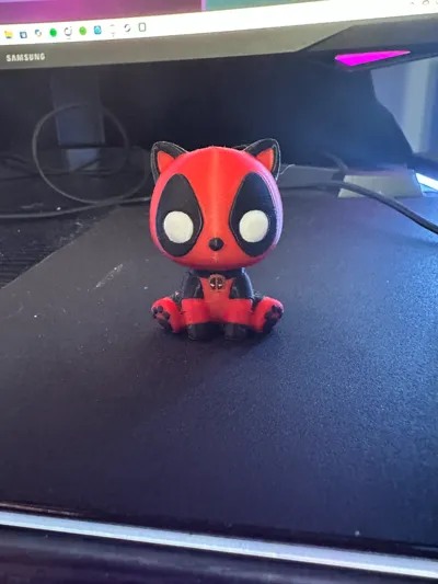 CatPool Deadpool Cat by mingshiuan99 MakerWorld: Download Free 3D Models