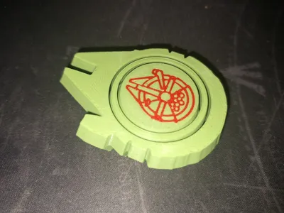 Millenium Falcon Spinner w/Display by OUAeroEngr MakerWorld: Download ...