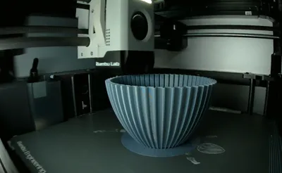 Modern Vase ribbed by SabreDesign MakerWorld: Download Free 3D Models