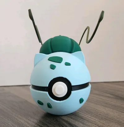 #0001 - Bulbasaur Ball by N3D MakerWorld: Download Free 3D Models