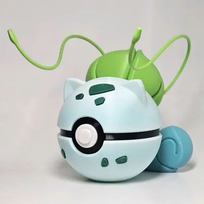 #0001 - Bulbasaur Ball by N3D MakerWorld: Download Free 3D Models