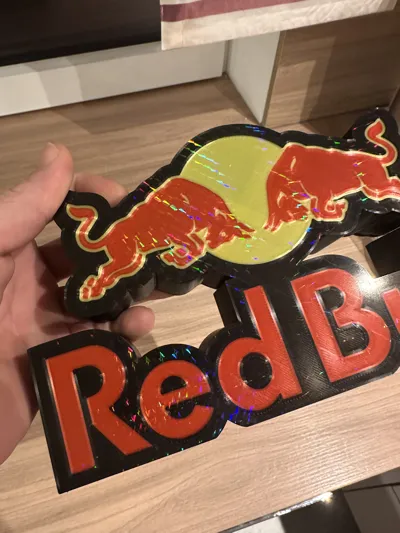 Red Bull Led Lamp by Diru 3D - MakerWorld