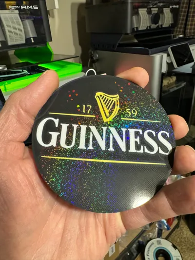 Guinness Coaster by Szaman - MakerWorld