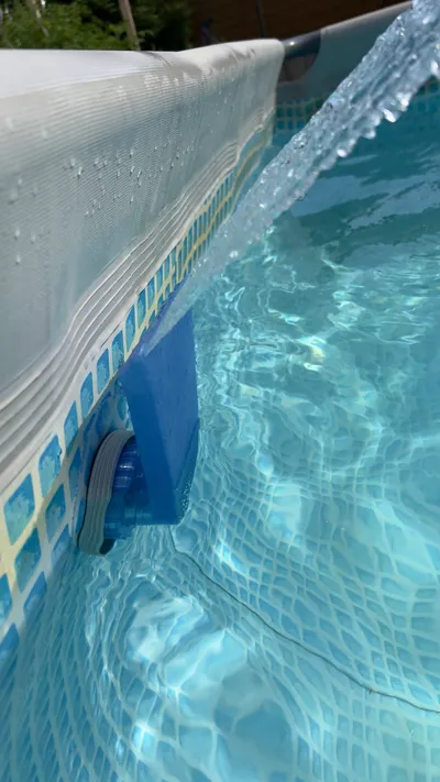 Intex pool fountain direct mounting (no supports) by BlazKMakerWorld ...