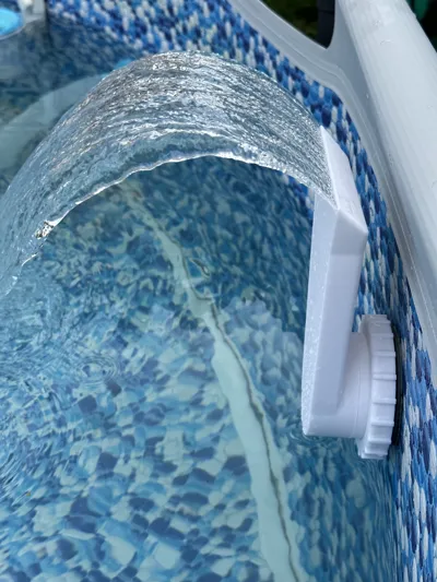 Intex pool fountain direct mounting (no supports) by BlazKMakerWorld ...