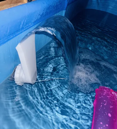 Intex pool fountain direct mounting (no supports) by BlazKMakerWorld ...