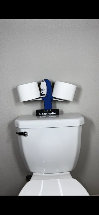 Beavis | The Great Cornholio TP Roll Holder by Studio Travisty ...
