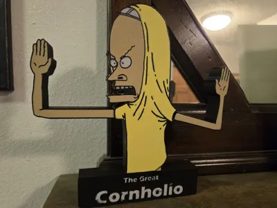 Beavis | The Great Cornholio TP Roll Holder by Studio Travisty ...