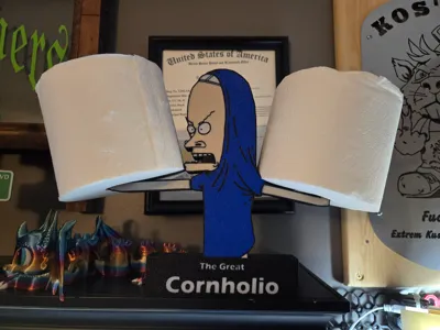 Beavis | The Great Cornholio TP Roll Holder by Studio Travisty ...