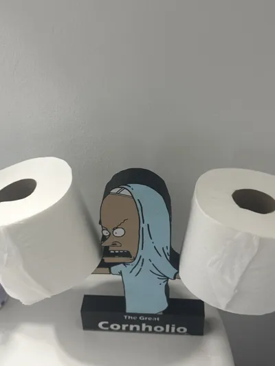 Beavis | The Great Cornholio TP Roll Holder by Studio Travisty ...