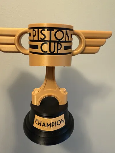 Piston Cup Replica Remixed by InsaneZane MakerWorld: Download Free 3D ...