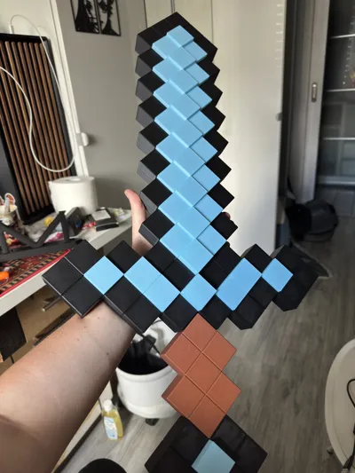 Minecraft Wall Sconce - Life Size & Easy Assembly by MaKim MakerWorld ...