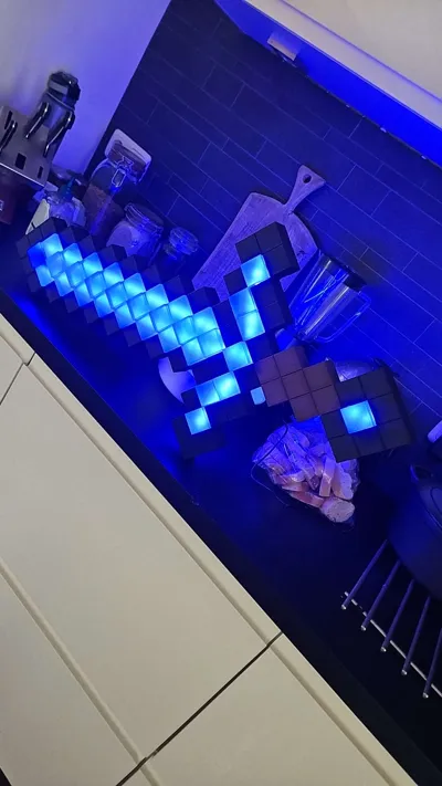 Minecraft Wall Sconce - Life Size & Easy Assembly by MaKim MakerWorld ...