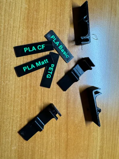 Spool Clip + Label + AMS Holder by One Maker Show MakerWorld: Download ...