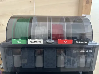 Spool Clip + Label + AMS Holder by One Maker Show MakerWorld: Download ...