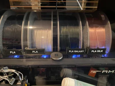 Spool Clip + Label + AMS Holder by One Maker Show MakerWorld: Download ...