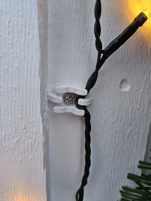 Christmas/Fairy Light Fence Mount by KYZ Design - MakerWorld