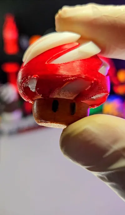 Super Mushroom - Impossible Pass Through by Durnak MakerWorld: Download ...