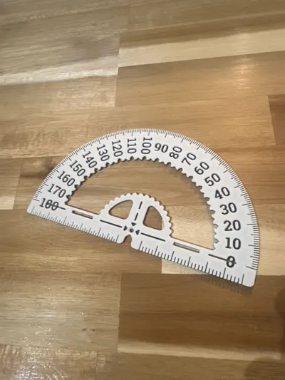 Protractor - Free 3D Print Model - MakerWorld