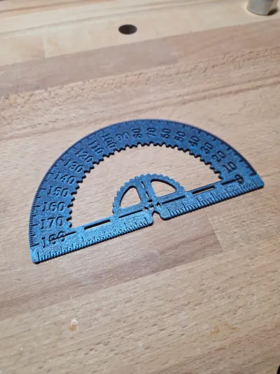 Protractor Remixed by 夏至MakerWorld: Download Free 3D Models