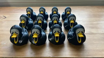 Scream Rubber Duck by Romwba3D MakerWorld: Download Free 3D Models