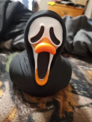 Scream Rubber Duck by Romwba3D MakerWorld: Download Free 3D Models