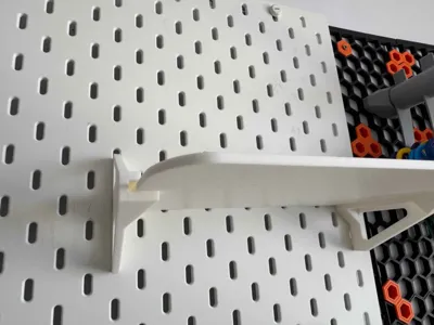 Skadis Labelprinter Thermoprinter Munbyn Holder by Plotterbilly MakerWorld: Download Free 3D Models