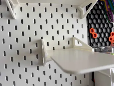 Skadis Labelprinter Thermoprinter Munbyn Holder by Plotterbilly MakerWorld: Download Free 3D Models