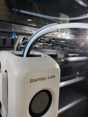 Extruder / toolhead PTFE guide for Bambu P1+2/ X1 - Free 3D Print Model ...