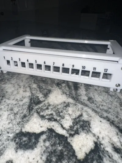 10in Server Rack Patch Panels 1u 12 Keystone Jacks by Dawnchaser ...