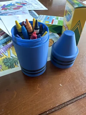 Crayon Container by Meshi Studios MakerWorld: Download Free 3D Models
