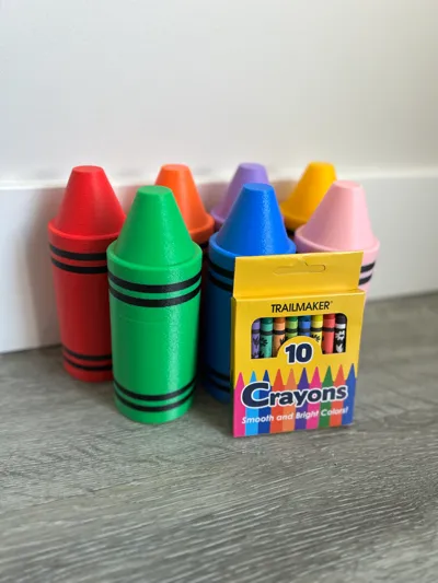Crayon Container by Meshi Studios MakerWorld: Download Free 3D Models