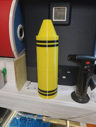 Crayon Container by Meshi Studios MakerWorld: Download Free 3D Models