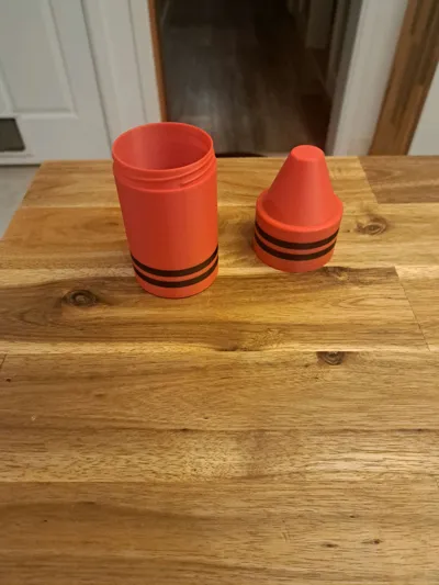 Crayon Container by Meshi Studios MakerWorld: Download Free 3D Models