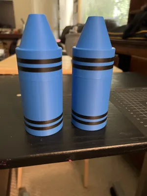 Crayon Container by Meshi Studios MakerWorld: Download Free 3D Models