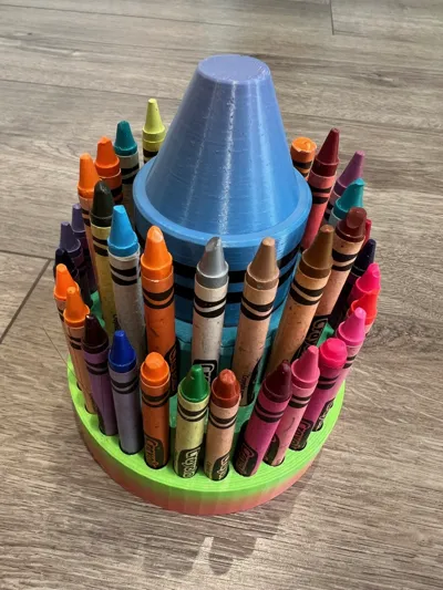 Crayon Container by Meshi Studios MakerWorld: Download Free 3D Models