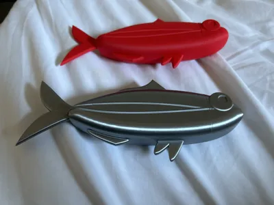 Fish - collapsing sword by TrzaX MakerWorld: Download Free 3D Models