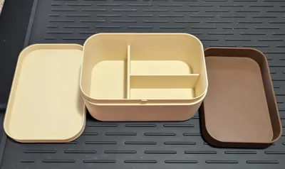 Bento Box / Lunch Box with snapping Lid by Gintoki MakerWorld: Download ...