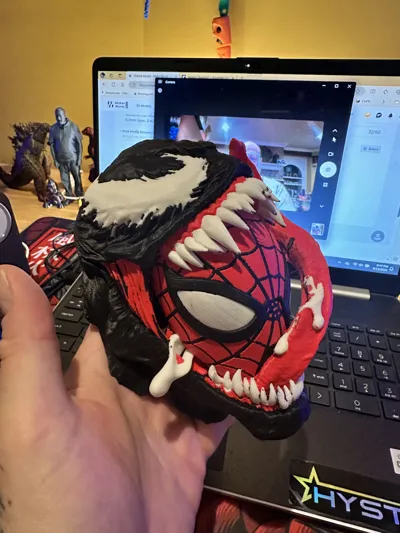 venomized spiderman multicolor bust by MadMonkey3D MakerWorld: Download Free 3D Models