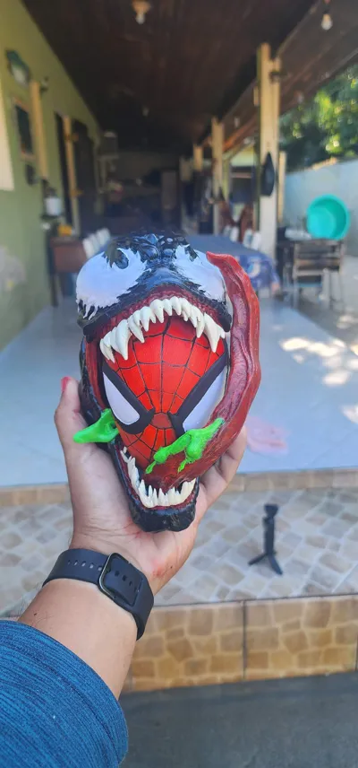 venomized spiderman multicolor bust by MadMonkey3D MakerWorld: Download Free 3D Models