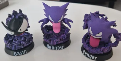 Gastly 3D Pokémon Pokemon Figure Pokemon by Nostalgic 3D Models ...