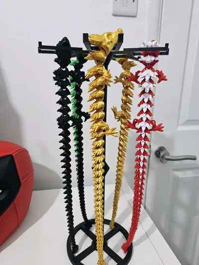 crystal dragon spinning stand - Free 3D Print Model - MakerWorld