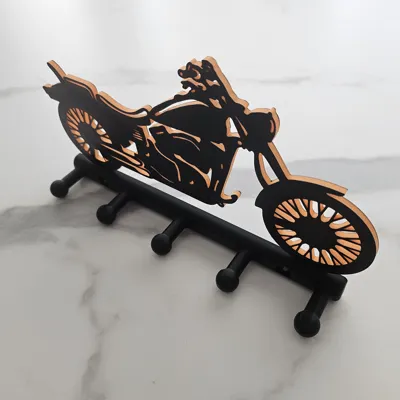 Harley Davidson Key rack Key hooks - Free 3D Print Model - MakerWorld