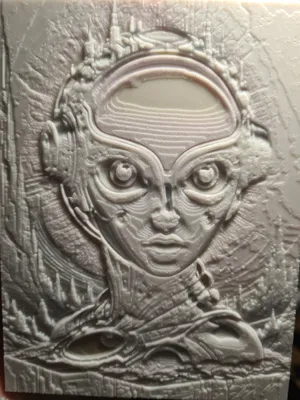 2D Lithophane Artwork "HiveMind" For Bambu Lab Lithophane Frame by ...