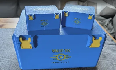 Fallout Vault-Tec Stash Box - Free 3D Print Model - MakerWorld