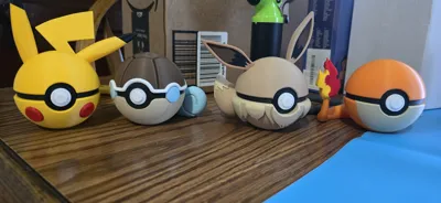 #0025 - Pikachu Ball by N3D MakerWorld: Download Free 3D Models