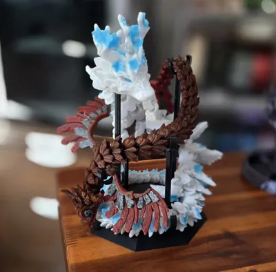 Intertwining Dragons Stand Remixed by Jargcomp MakerWorld: Download ...