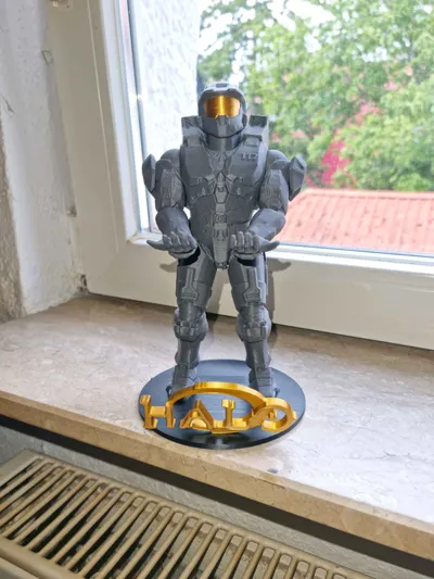 Master Chief Xbox Controller Stand 士官长手柄支架 - Free 3D Print Model ...