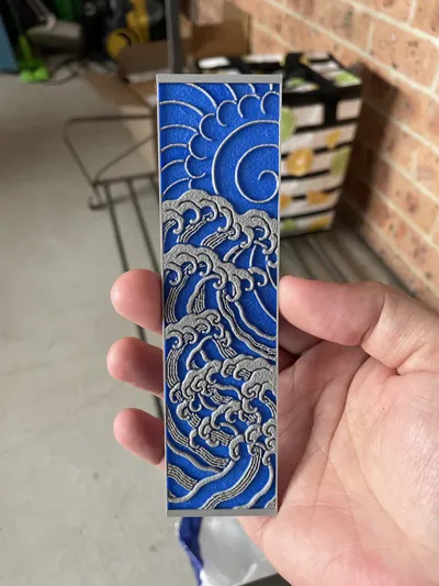 Kanagawa wave bookmark by Andr3d MakerWorld: Download Free 3D Models